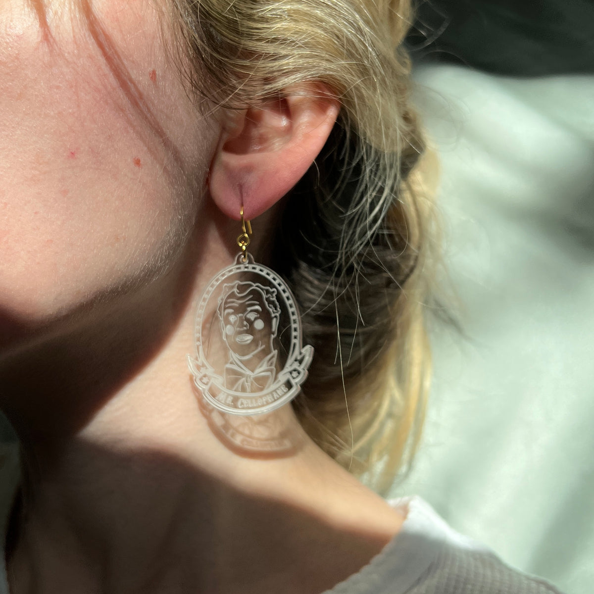 Mr Cellophane Earrings Lassoed Moon