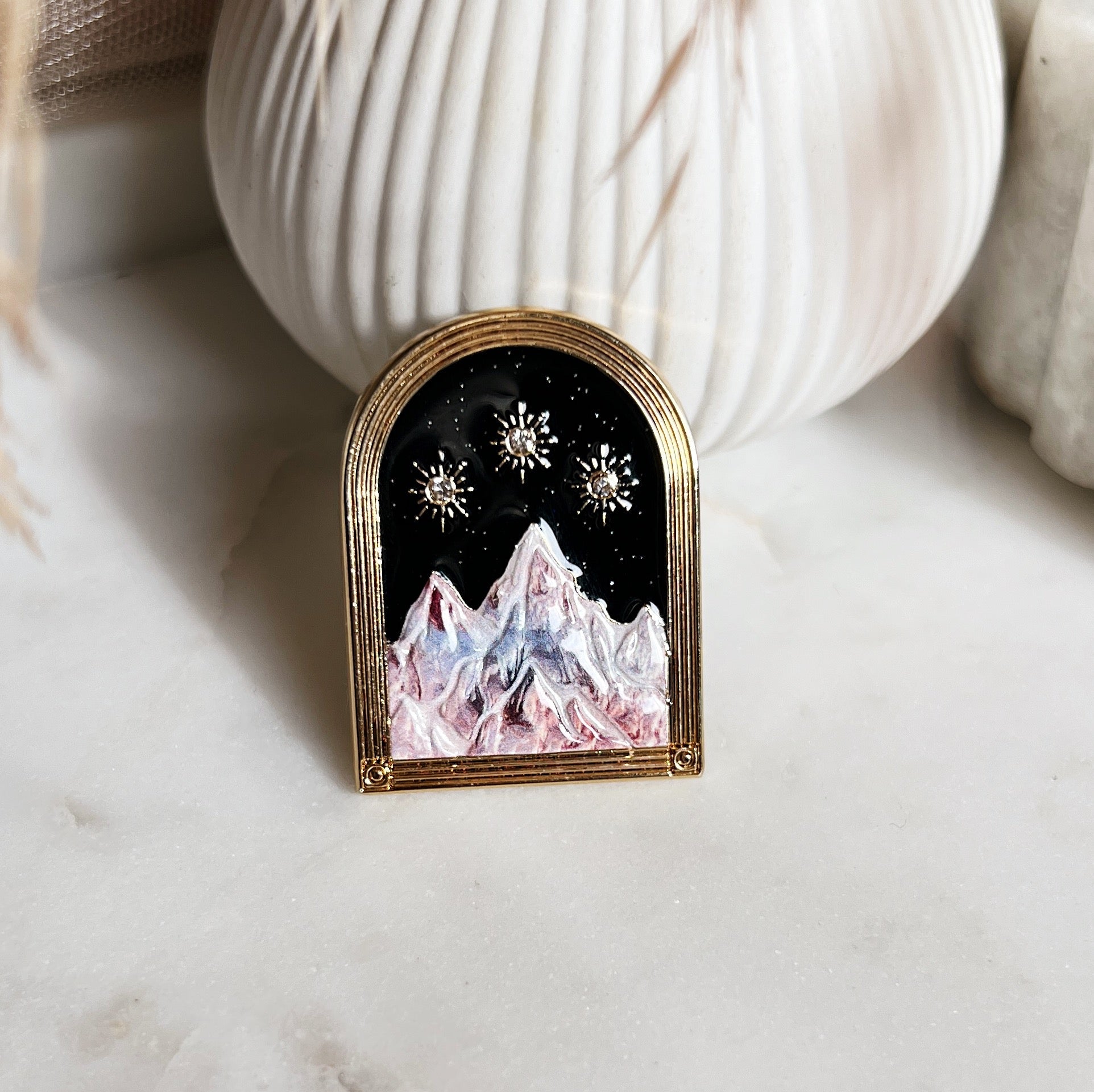 Night Court Enamel Pin – Lassoed Moon
