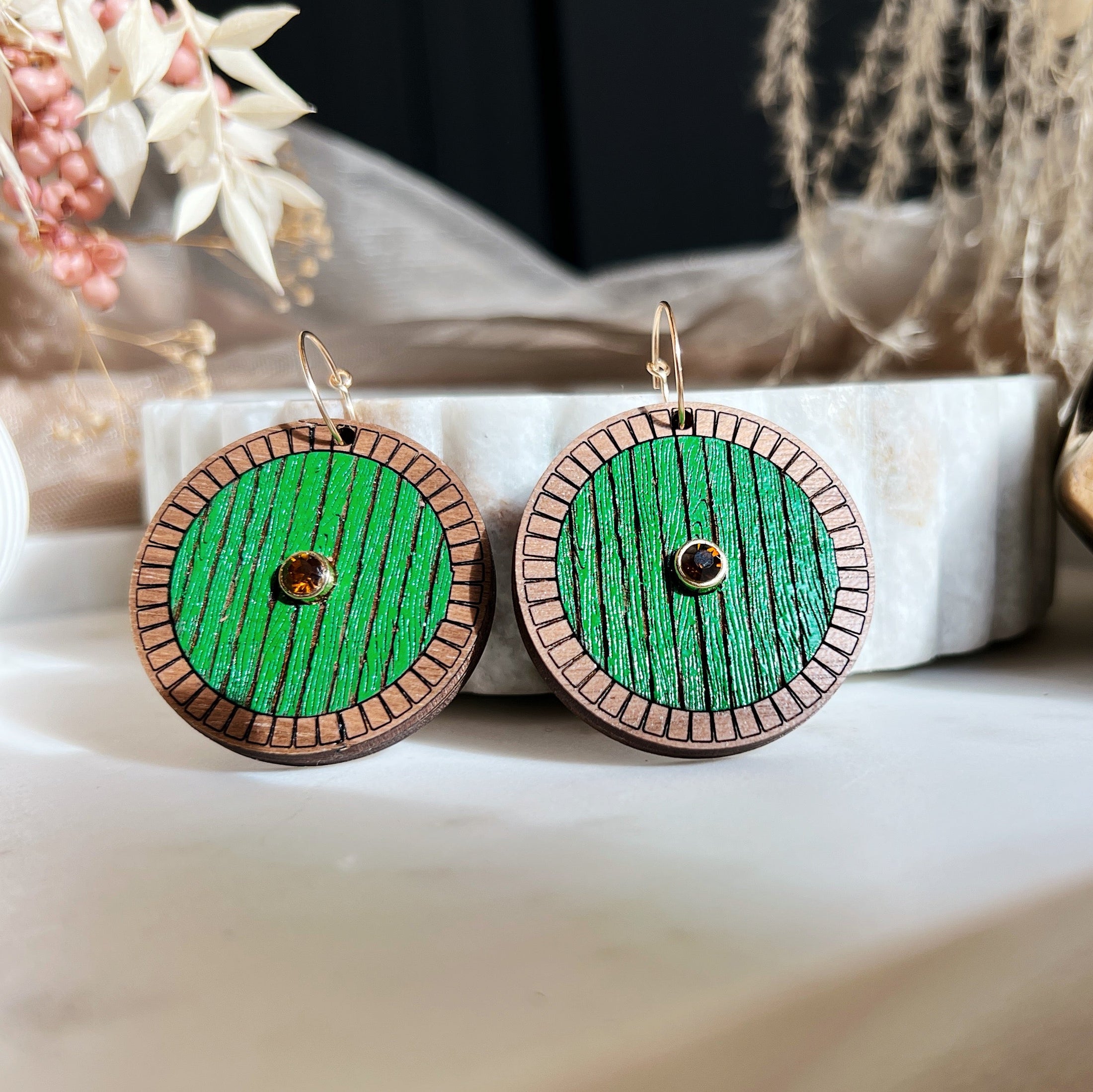 Reversible Hobbit Door Earrings – Lassoed Moon