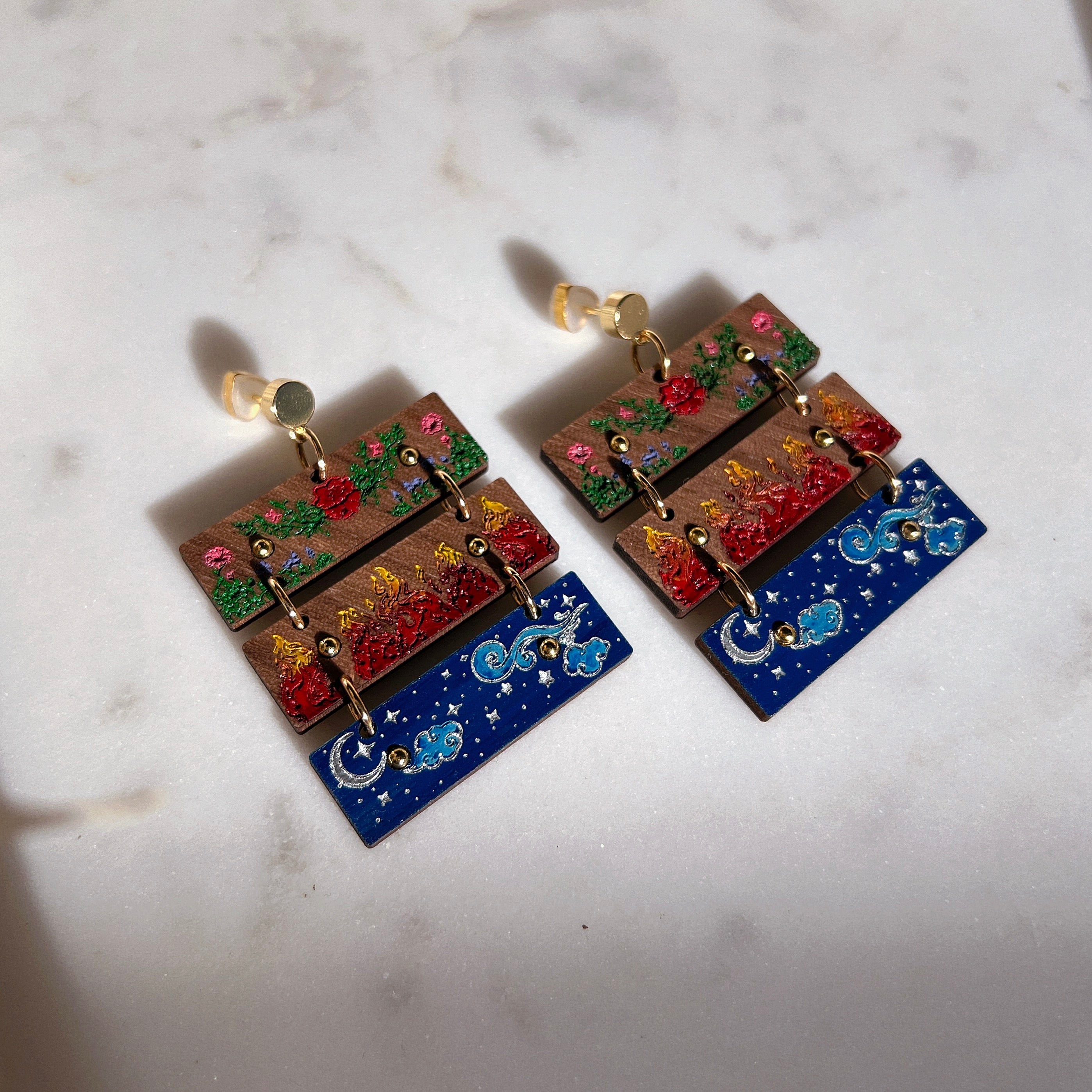 Sisters in Armoires Earrings – Lassoed Moon